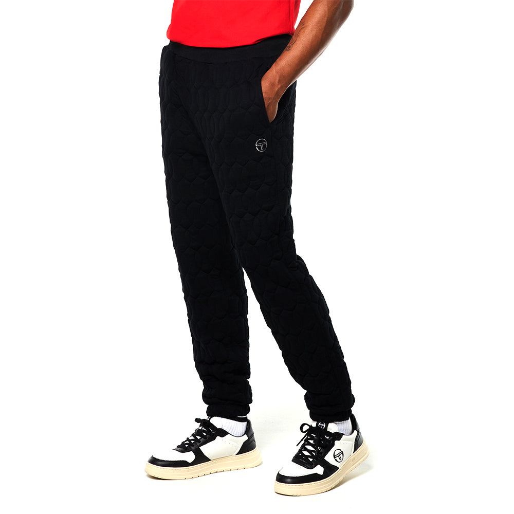 Sergio Tacchini Aversa Quilted Sweatpant - Black Beauty – Racket Central