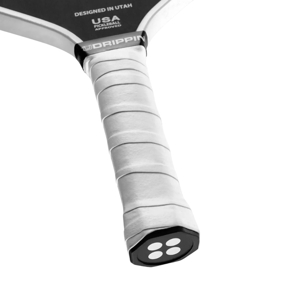 UDRIPPIN Pure White - Pro Tour Grips – Racket Central
