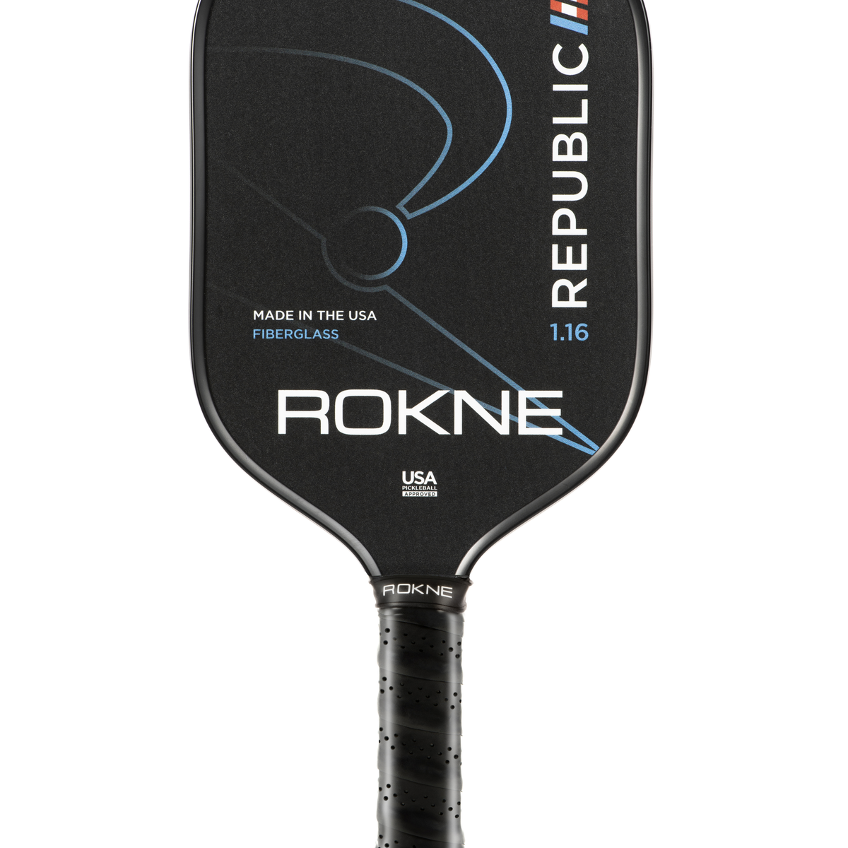 Rokne Pickleball Paddle Republic 1.16 - Isotropic Fiberglass – Racket ...