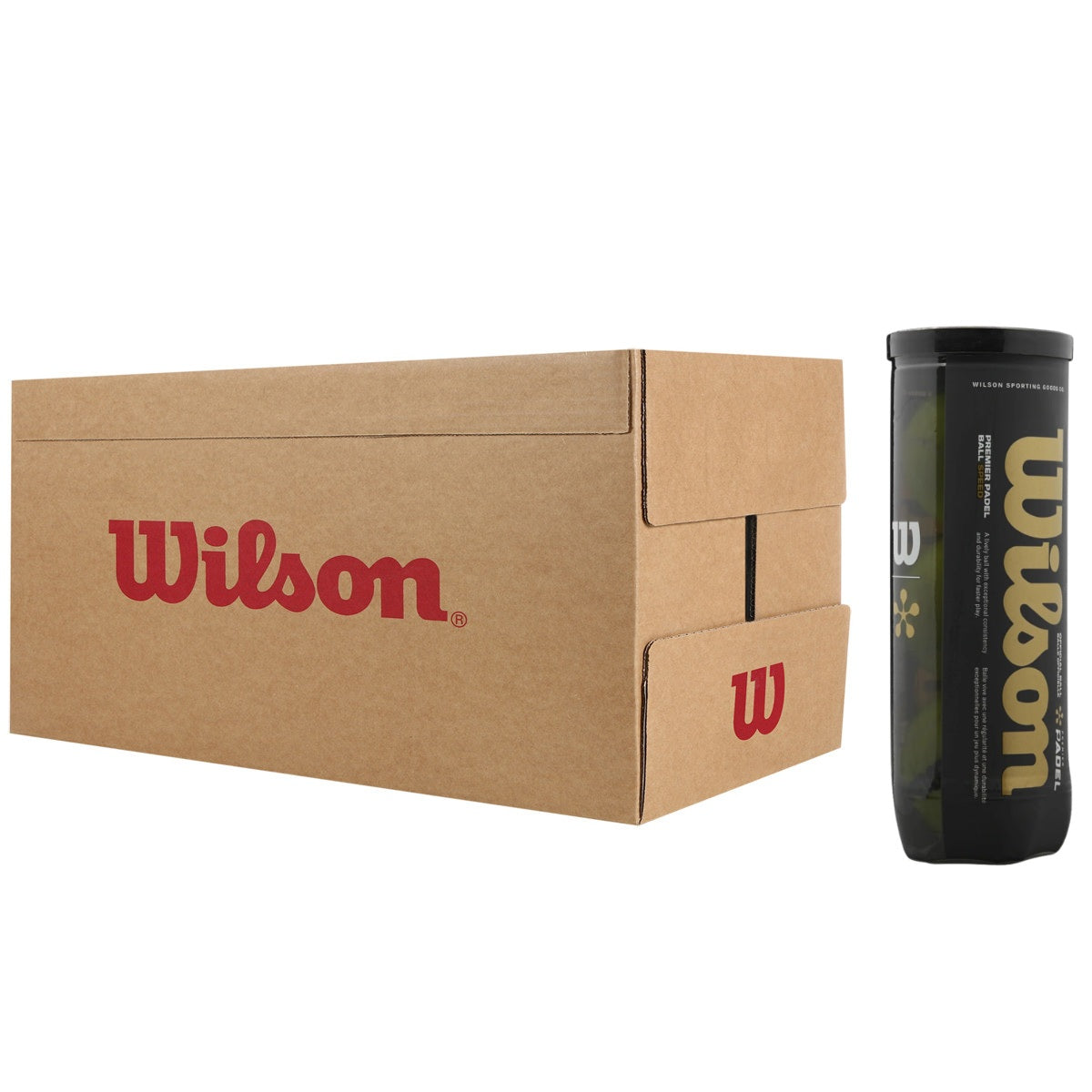 Wilson Premier Padel Speed Balls | 24x Can Case – Racket Central